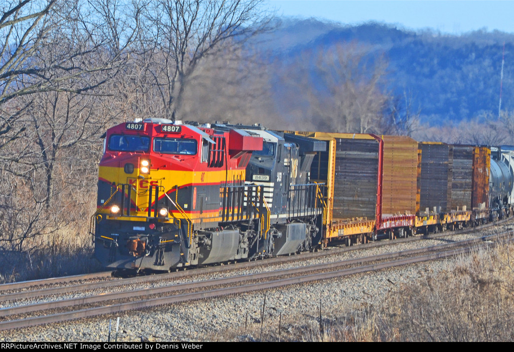 KCS 4807, BNSF's Aurora Sub.